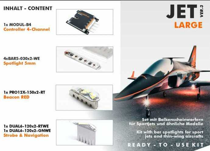 Sport Jet Large Lighting SET (Unilight)