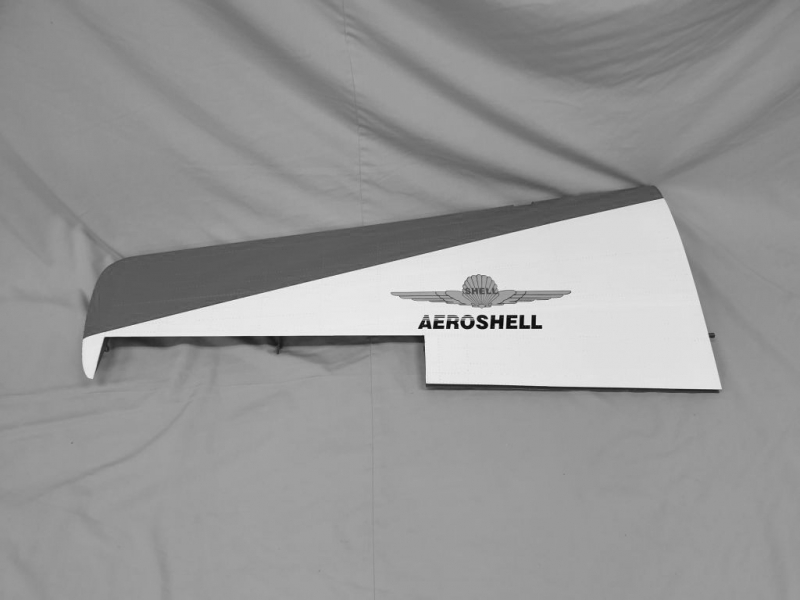 AT-6 Texan left wing with flap mechanics