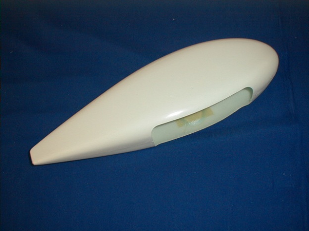 Wheel Pant Pair 30-33% Teardrop Style (white)